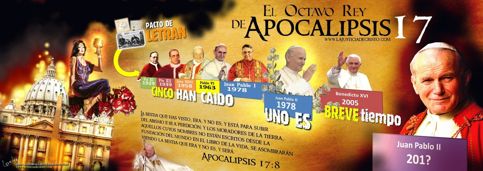 Las siete cabezas del Apocalipsis ¿Siete papas?- Roy Graf ~ Estudios ...