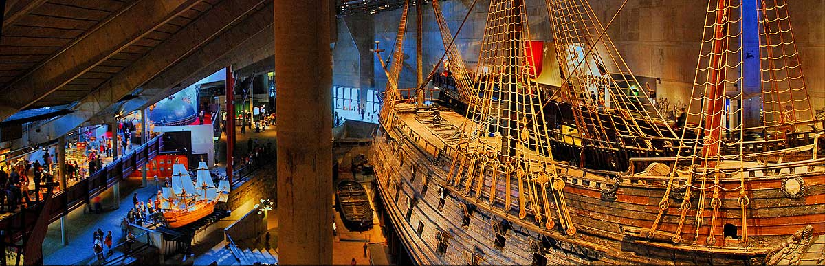 Skandynawia- Dania, Szwecja, Norwegia: Muzeum statku Vasa- Stockholm