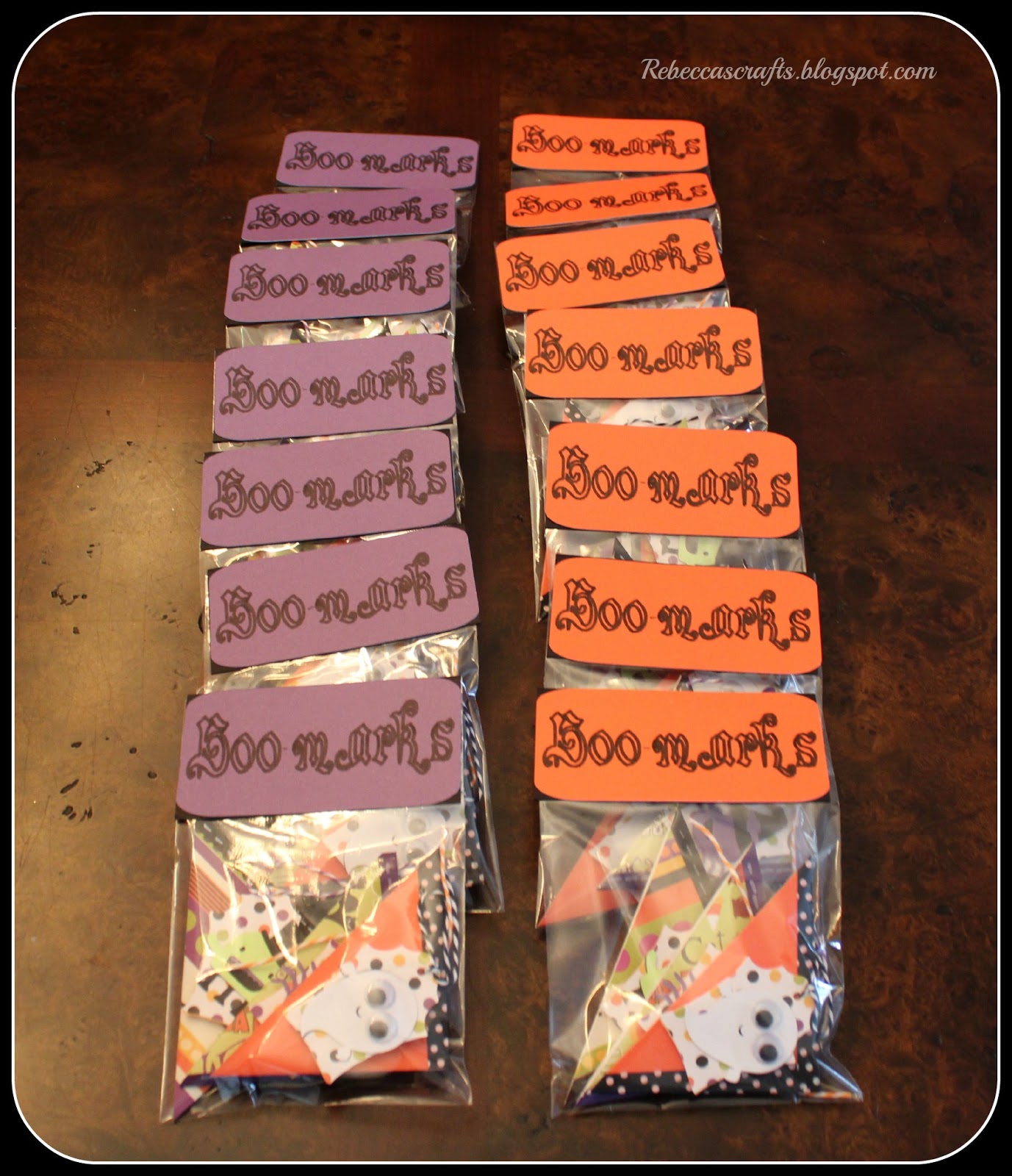 Rebecca's Crafts: BOO-Marks for Halloween