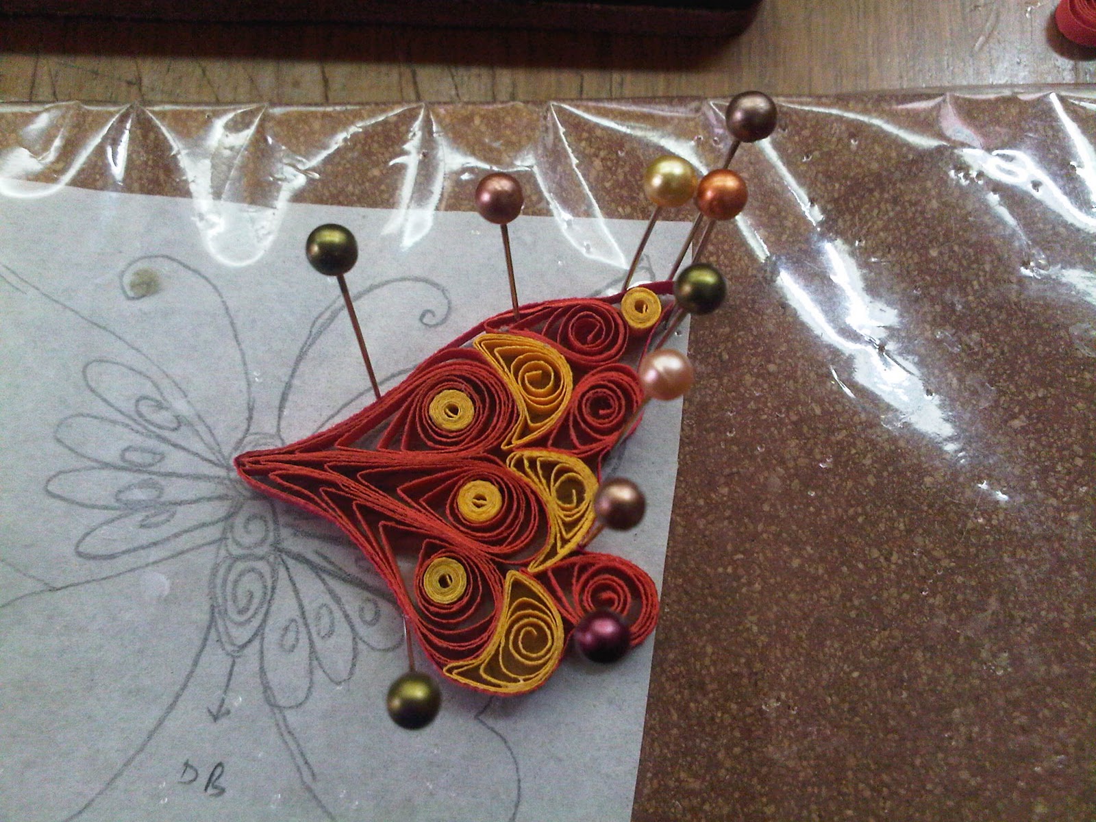 Just Love Crafts: A Quilled Butterfly Embellishment - Steps-by-step ...