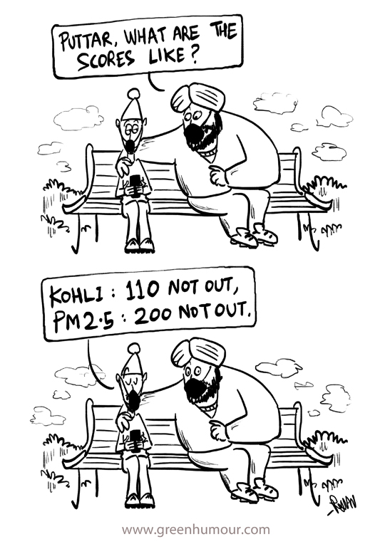 Green Humour: Cartoons for a Toolkit on Air Pollution