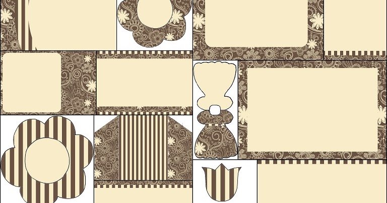 Flowery in Brown and Beige: Free Printables Invitations. | Oh My Fiesta ...