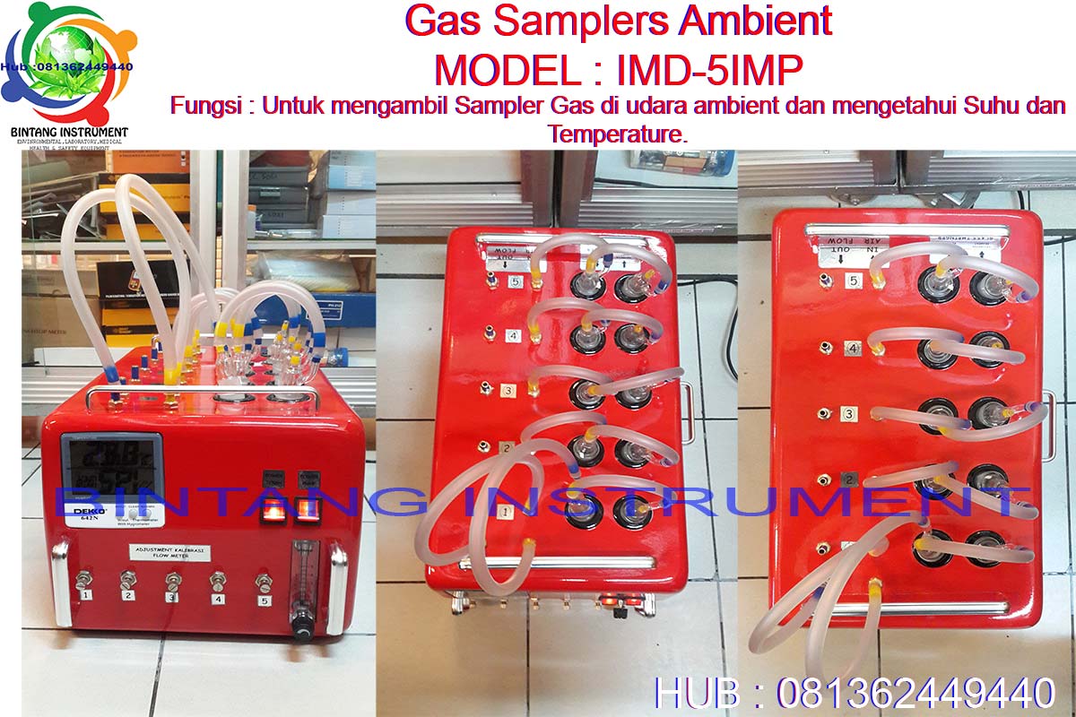 BINTANG INSTRUMENT : Jual Portable Air Sampler Impinger GAS SAMPLERS ...
