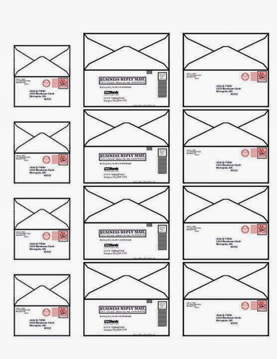 SNICKERDOODLE STREET: Mail Room Printables