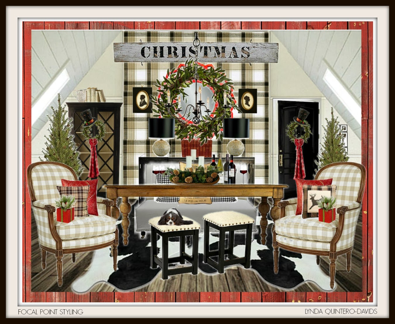 FOCAL POINT STYLING: FABULOUSLY FESTIVE - HOLIDAY VIRTUAL ROOM DESIGNS ...