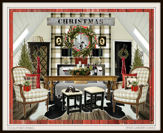 FOCAL POINT STYLING: FABULOUSLY FESTIVE - HOLIDAY VIRTUAL ROOM DESIGNS ...