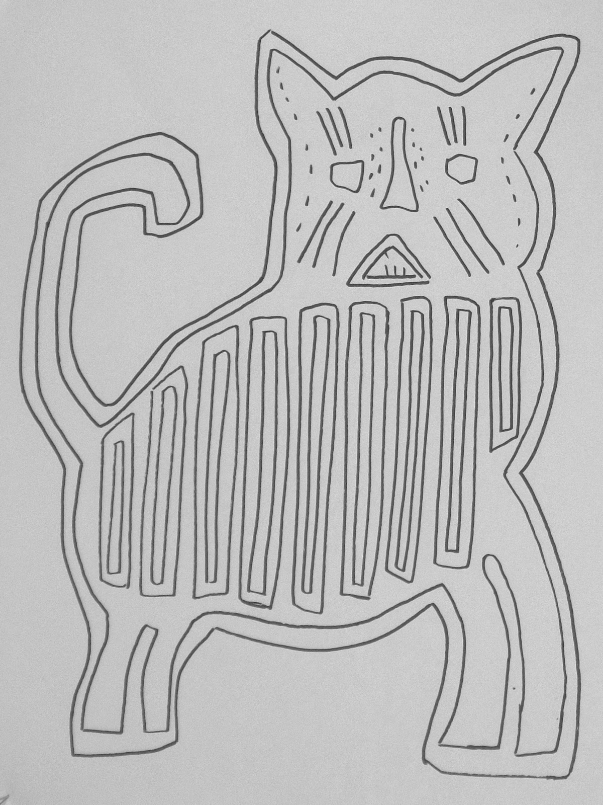Julie B Booth: Cat Mola: Transferring the Design to the Block