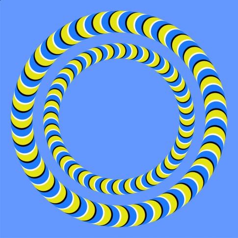 Optical Illusions: Moving circles