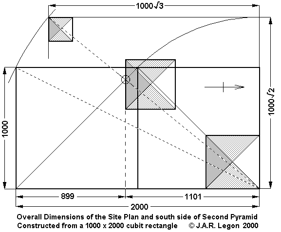 Sacred Destinations: Pyramids of Giza: Plan, Survey Data and ...
