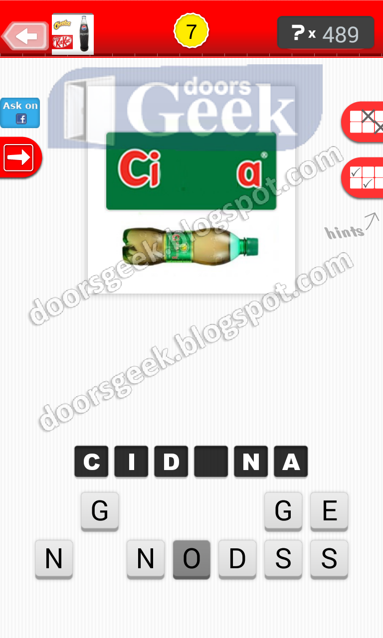 Guess The Food [Level 33-7] answer ~ Doors Geek