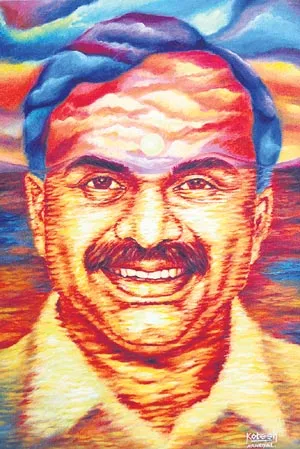 THE SAGA OF Y S R | YS JAGAN | : Impressive YSR Paintings By C K Rao