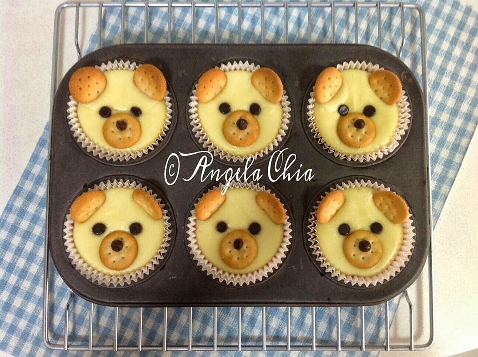 Angela Chia: Beary Cute Baked Cheesecake 可爱小熊芝士蛋糕