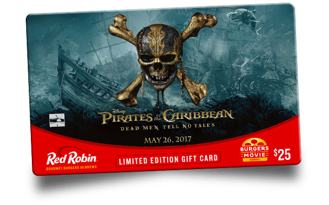 Disney at Heart: Free Pirates of the Caribbean Ticket from Red Robin