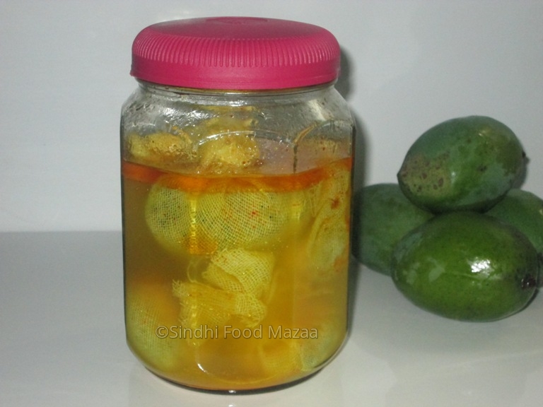 Sindhi Food Mazaa: AMBRIYUN JEE KADUKASH JO ACHAAR / SINDHI POTLI PICKLE