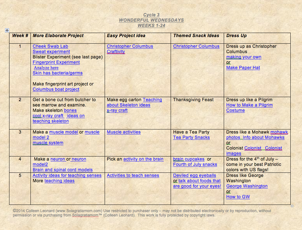 Solagratiamom: Teaching Plan Cycle 3 - Available NOW!