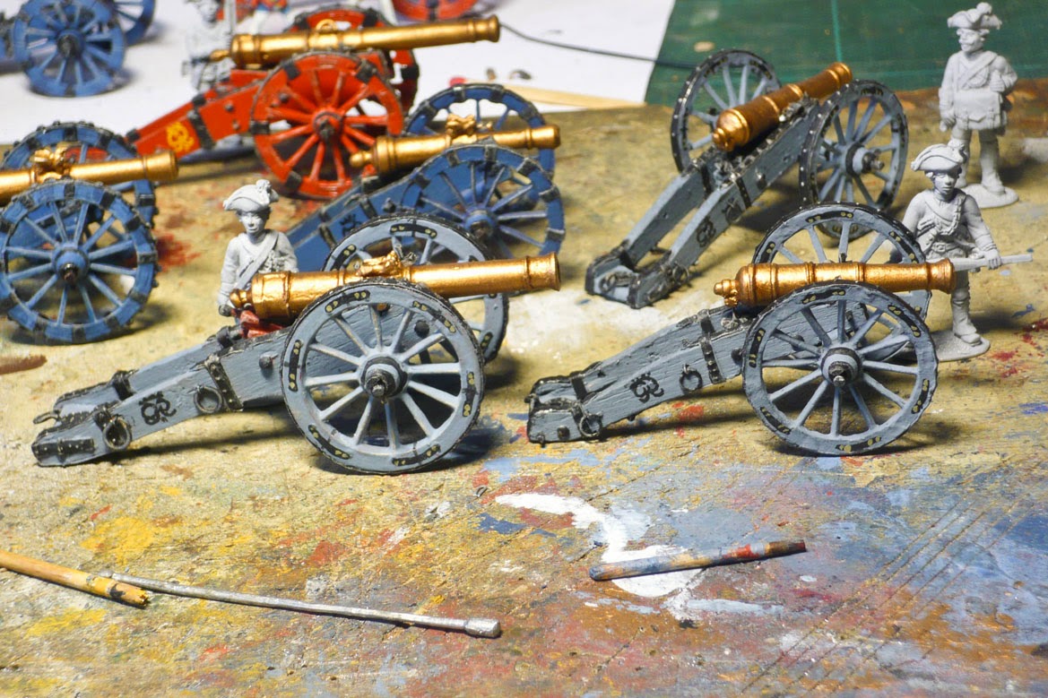 My Seven Year's War: My SYW British Gun Models
