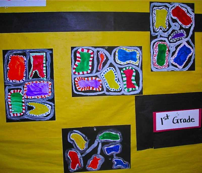 Fine Lines: Organic Shapes for First Graders