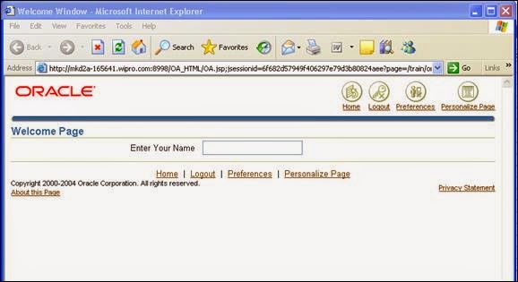 Oracle Applications: Oracle Application Framework (OAF)