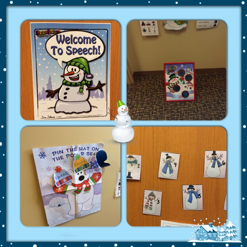 Twin Speech, Language & Literacy LLC: Our Snow Themed Speech and ...