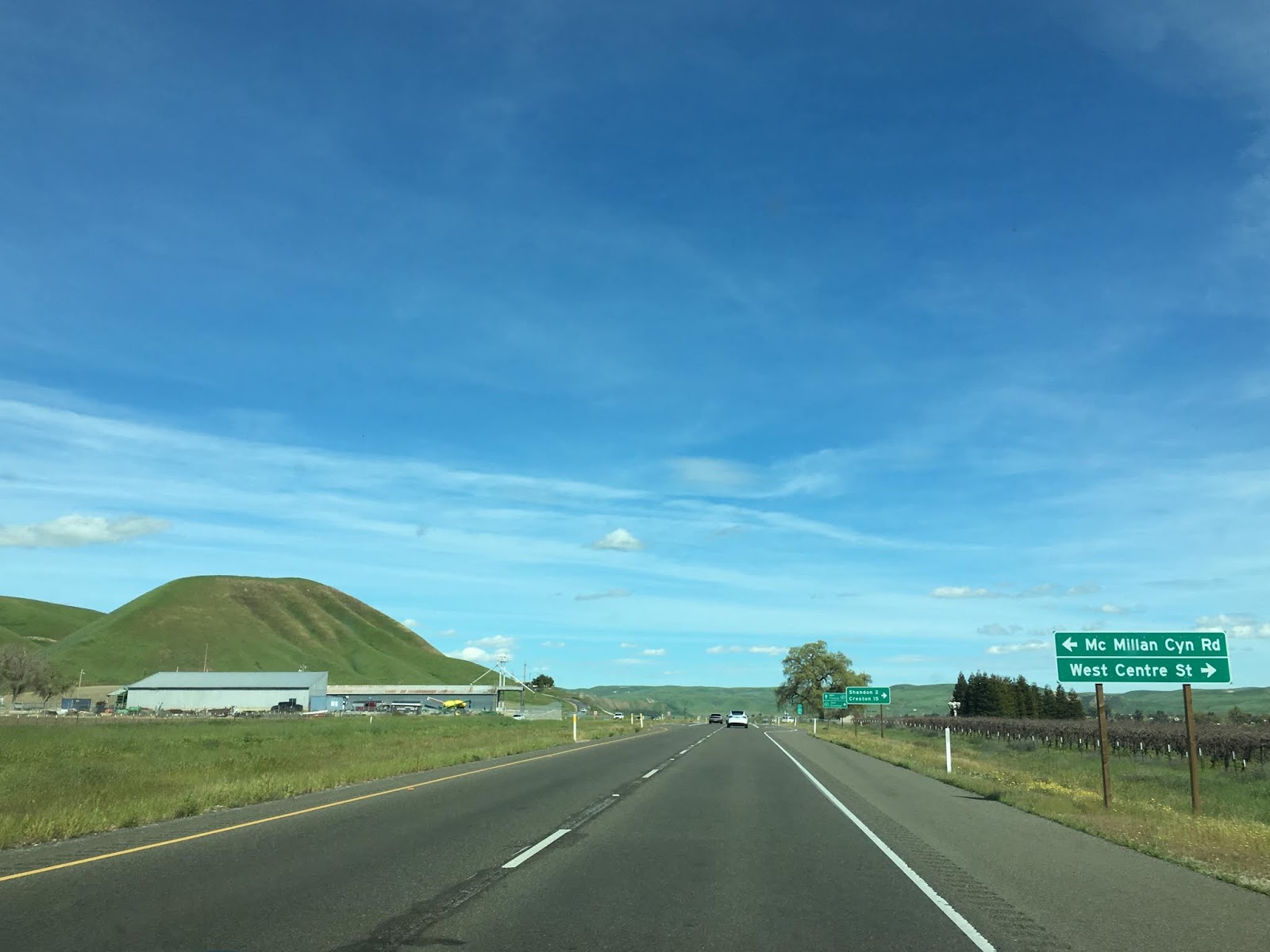 California State Route 41; CA 46 north to CA 180/168