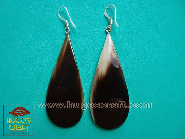 ARETES PLANO EN CACHO DE VACA ~ HUGOS CRAFT