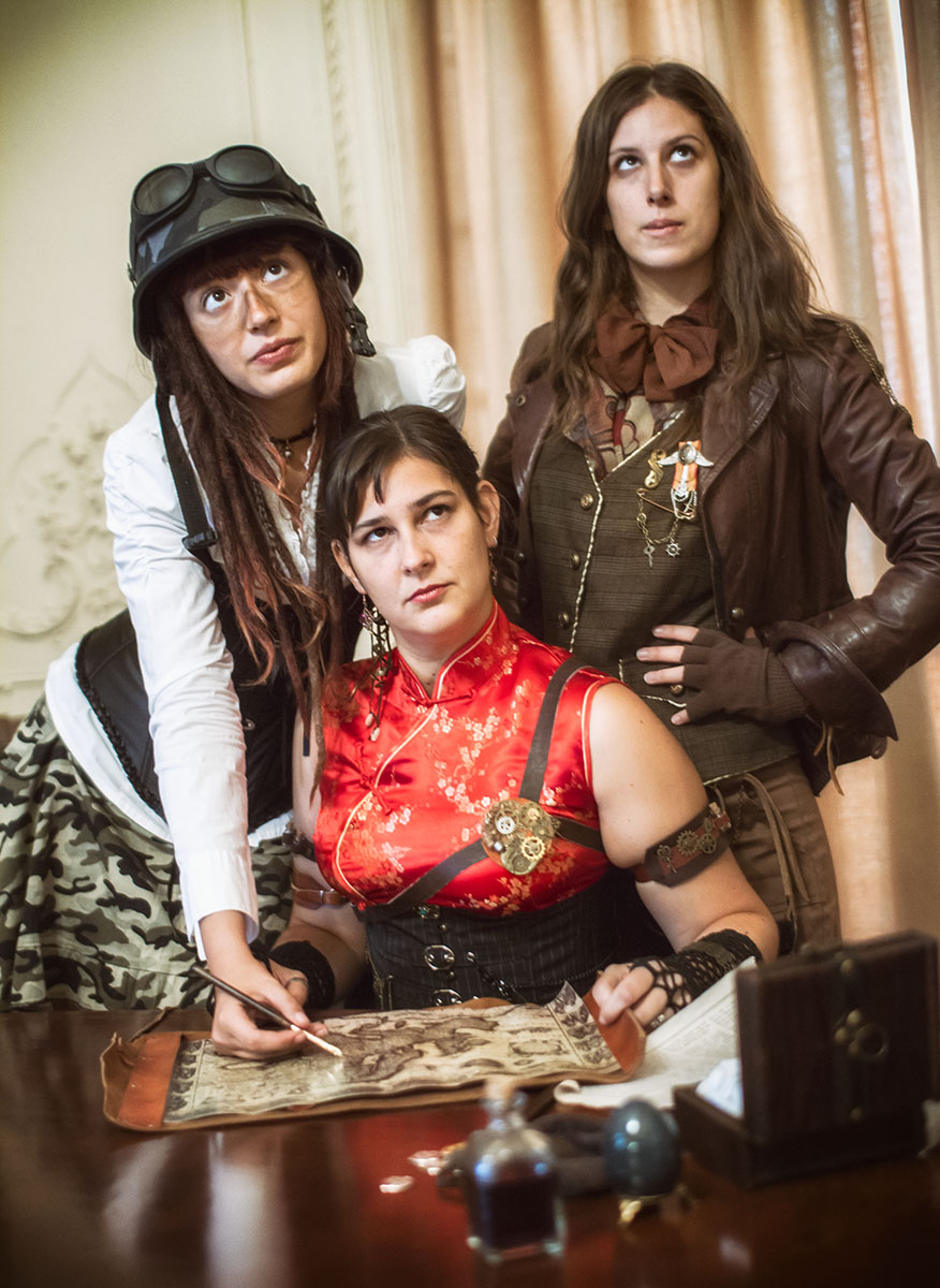 QLIO.ORG - FOTOS: SteamPunk Zaragoza | Sesion de fotos en el Palacio ...