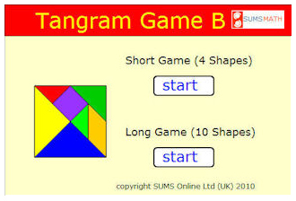 TANGRAM GAME A Y B