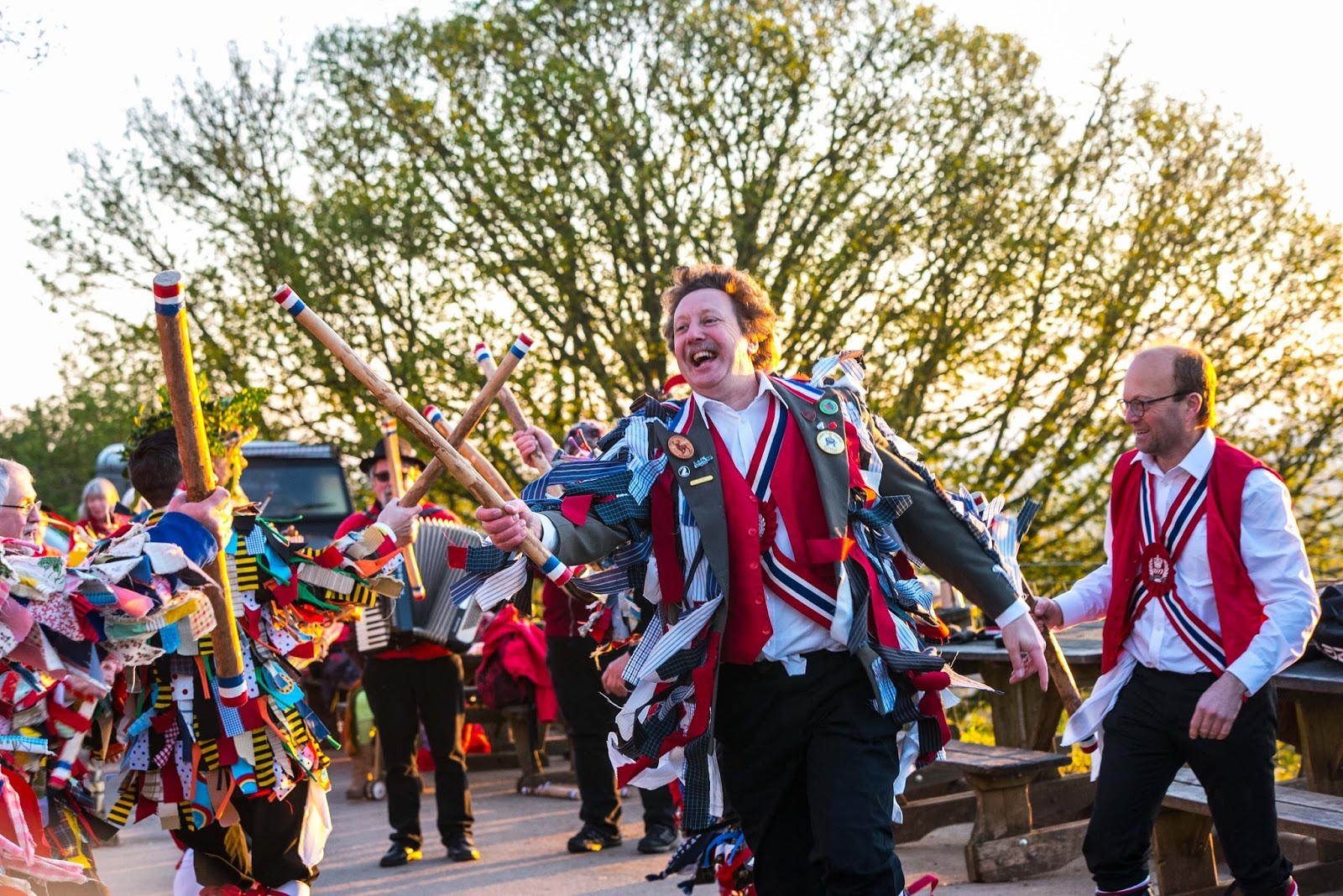 May Day Morris Dancing at Ham Hill