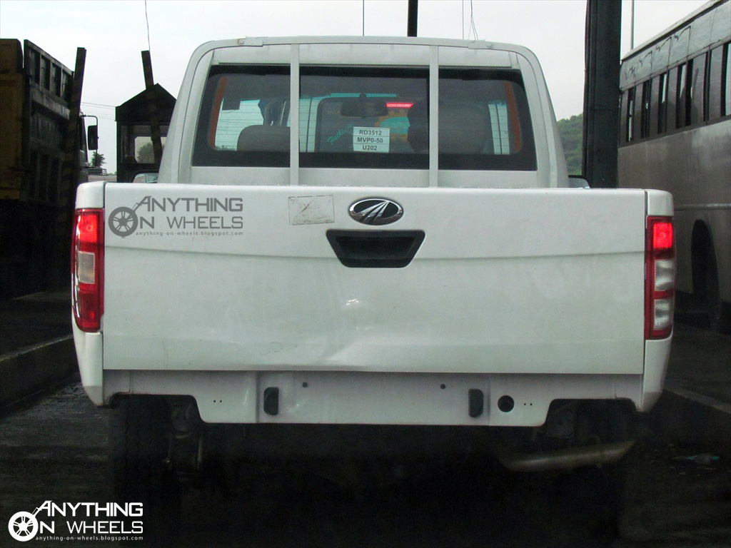 ANYTHING ON WHEELS: Export variant of Mahindra Genio pick-up spotted ...
