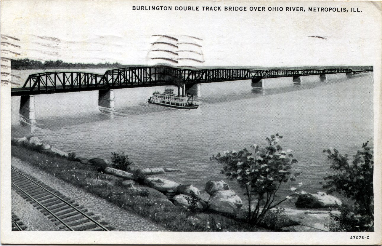 Journey along the Ohio River: The CB&Q Metropolis Railroad Bridge part 2