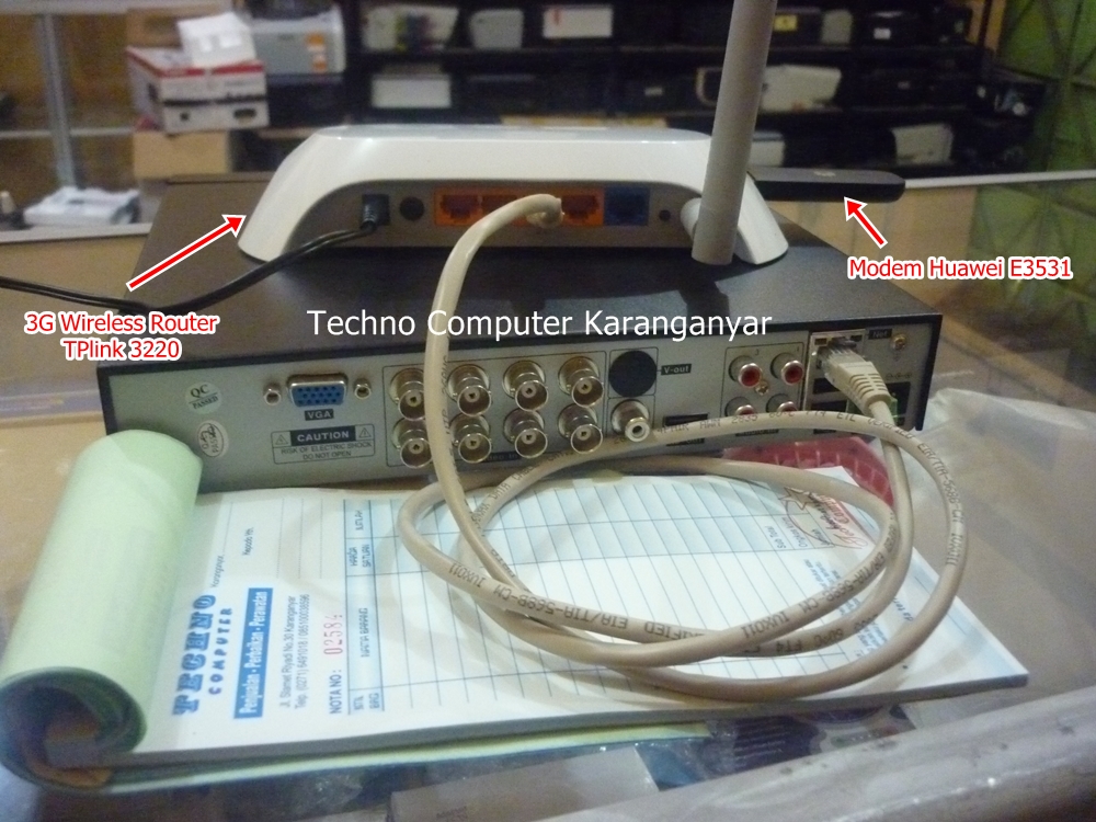 Techno Computer Karanganyar: CCTV online via Modem GSM