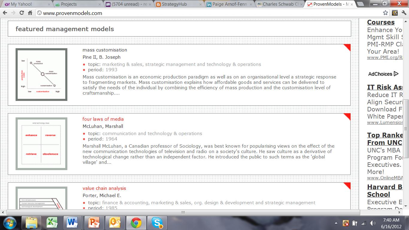 Management&Business: The meta list of frameworks and visual guides