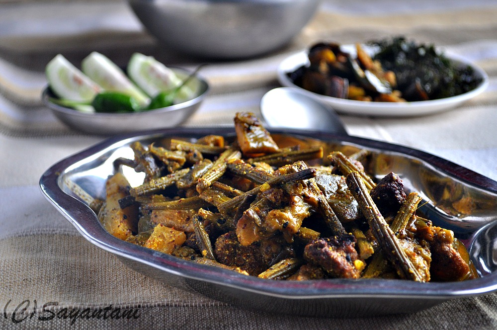 Nim Begun and Sojne danta charchari-A light Spring Meal - A Homemaker's ...