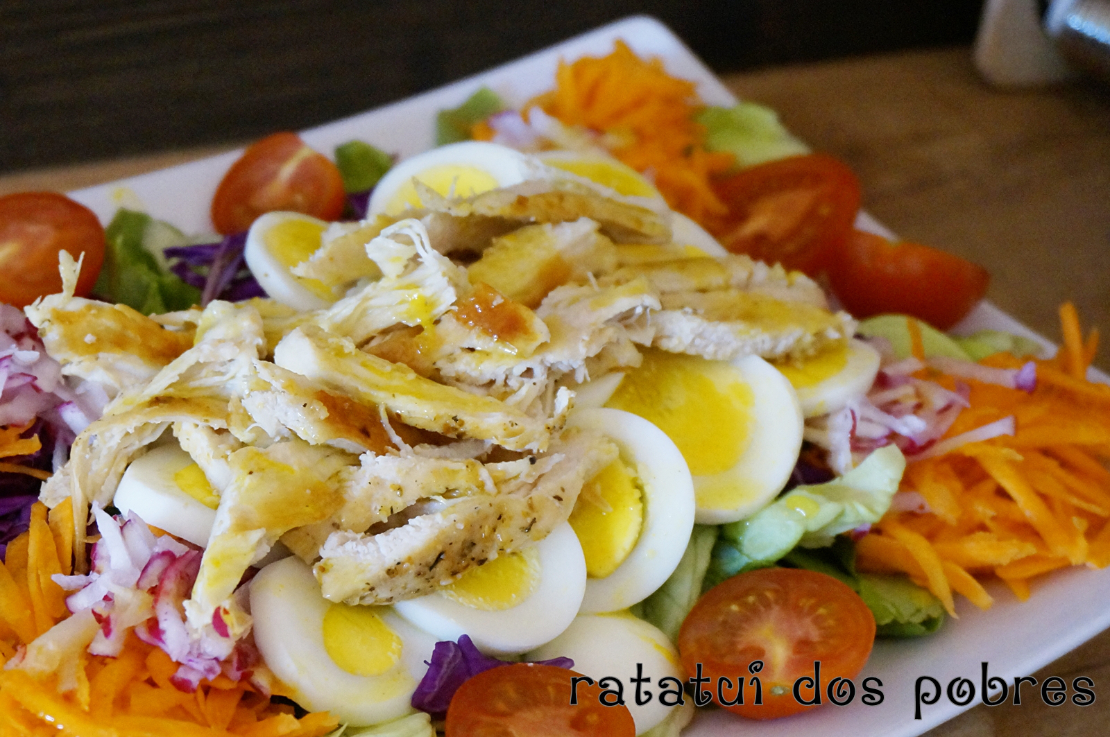 SALADA FRIA DE FRANGO COLORIDA | Dicas Femininas