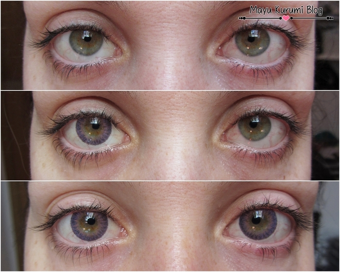~Circle Lenses~ Geo Tri Color Violet - Mayu Kurumi Blog
