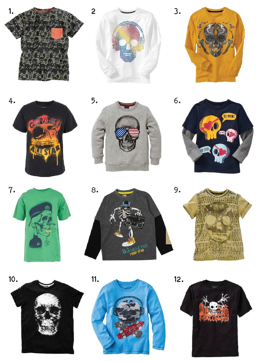 Emily Kiddy: Boys - Scary Skull Trend - Spring/Summer 2014