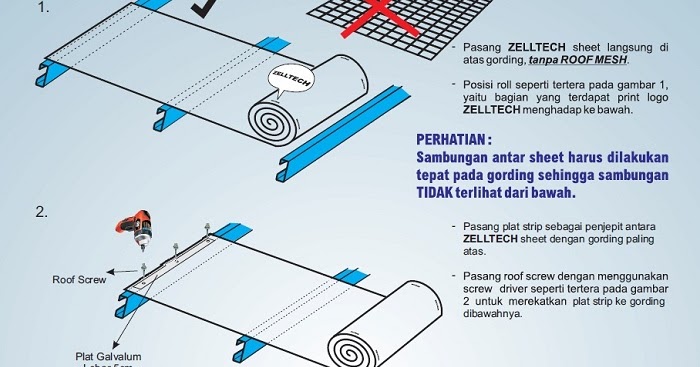 INSULASI ZELLTECH: PEMASANGAN