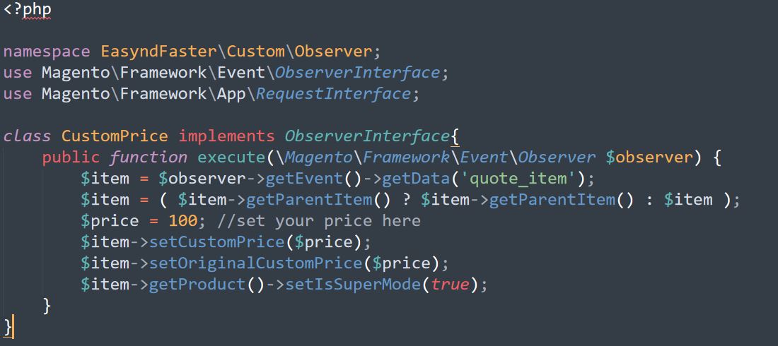 Magento2 – Add custom price of Product when adding to cart ... Magento2 – Add custom price of Product when adding to cart ...