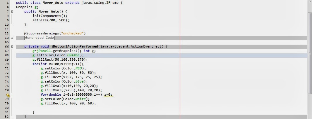 Programacion en Java: Movimiento
