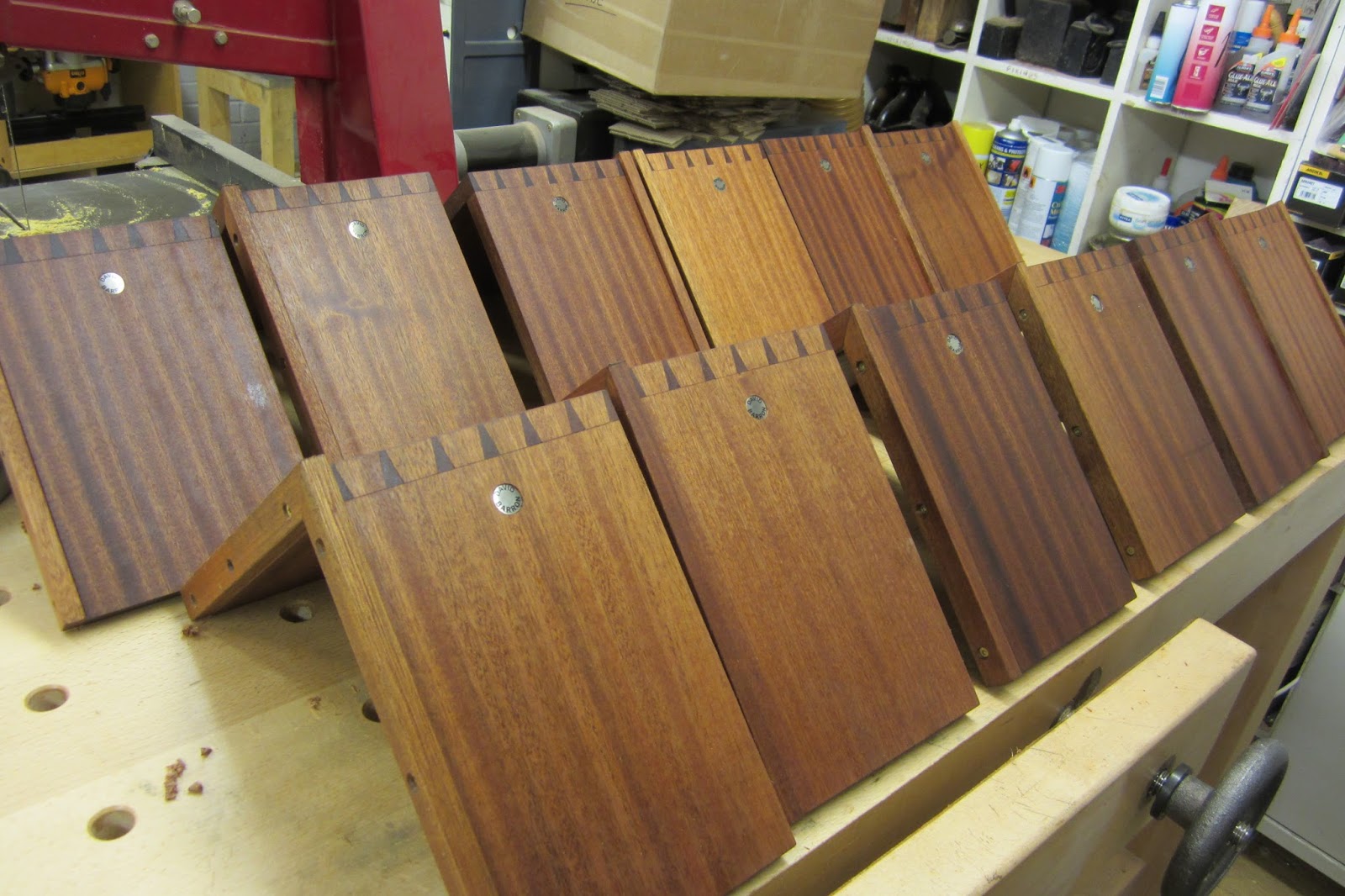 David Barron Furniture: Dovetail Alignment Boards
