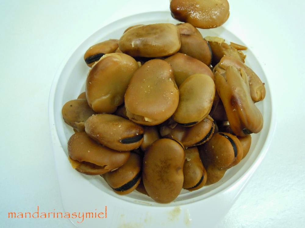 Habas secas guisadas | Mandarinas y miel