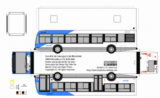 SP. Papel Modelismo: PaperCraft - PaperBus 2009 NovaBus LFS - Société ...