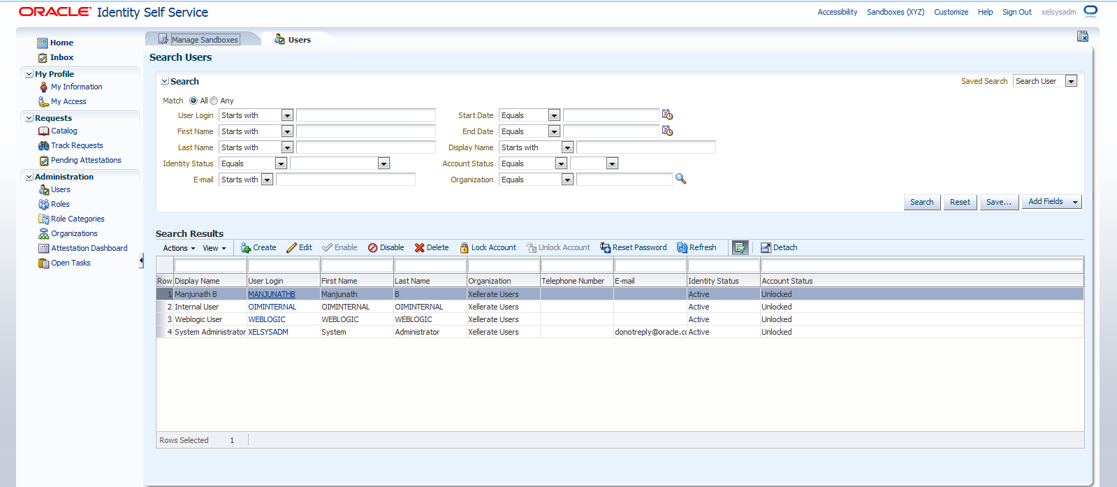 Oracle Identity Manager (OIM) 11G R2 PS2/PS3/12C: Create User and Customize Fields, Create Role ...
