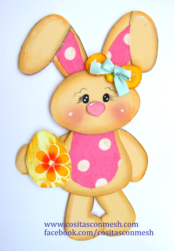Aprende cómo hacer conejos en foami y huevos de pascua ~ cositasconmesh