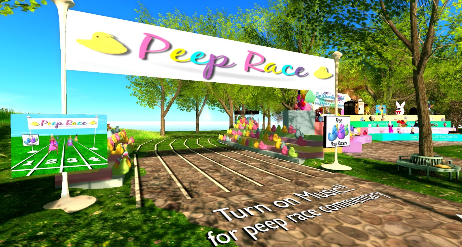 Echt Virtuell: Osterstimmung auf "2015 Easter Town"