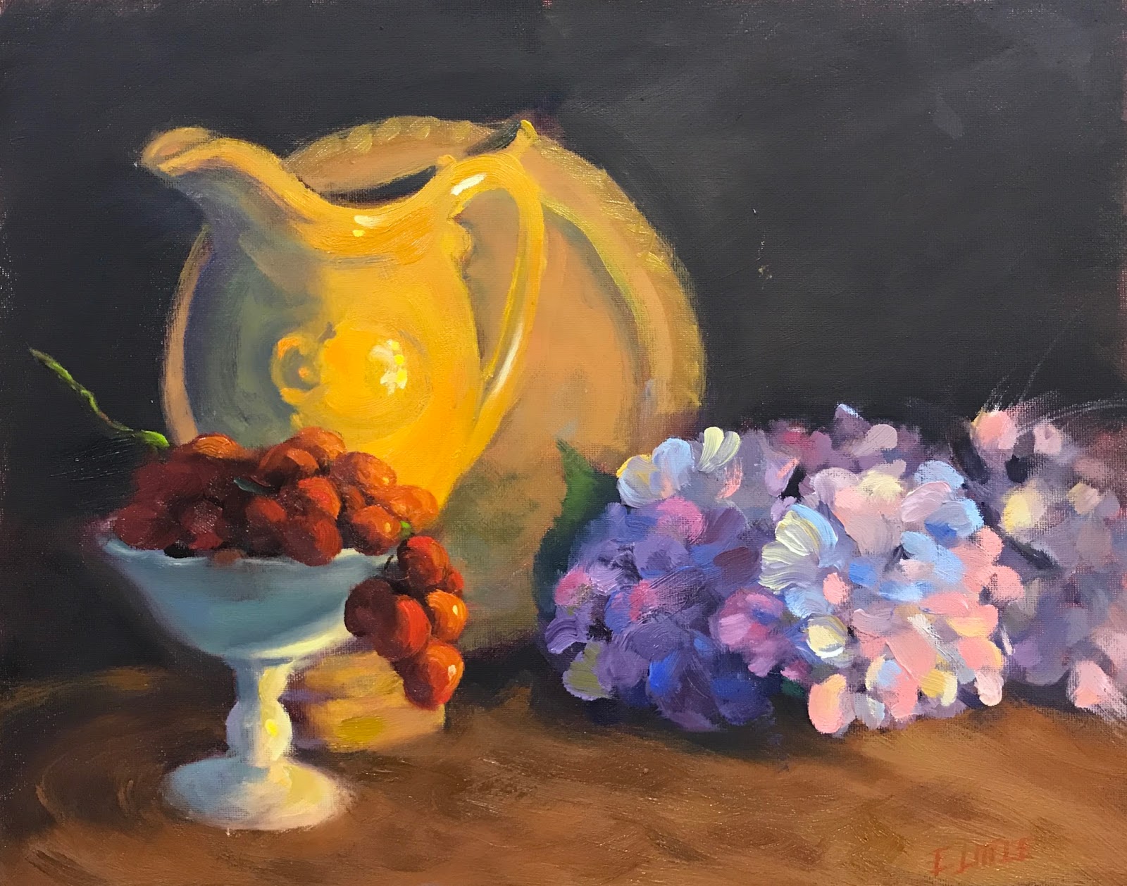Ellen Little's Paintings: Some recent still life work
