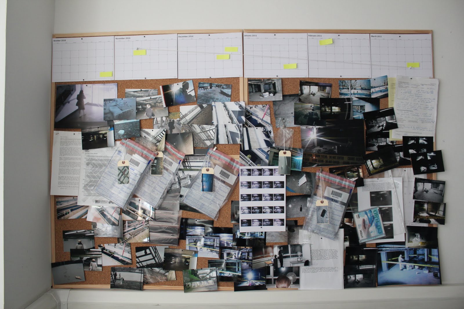 Surveillance: Mosaic Investigation Wall