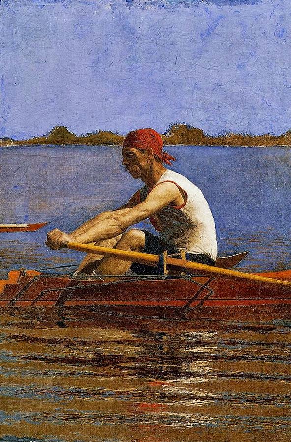 Zinnaida : John Biglin într-o ambarcațiune cu rame