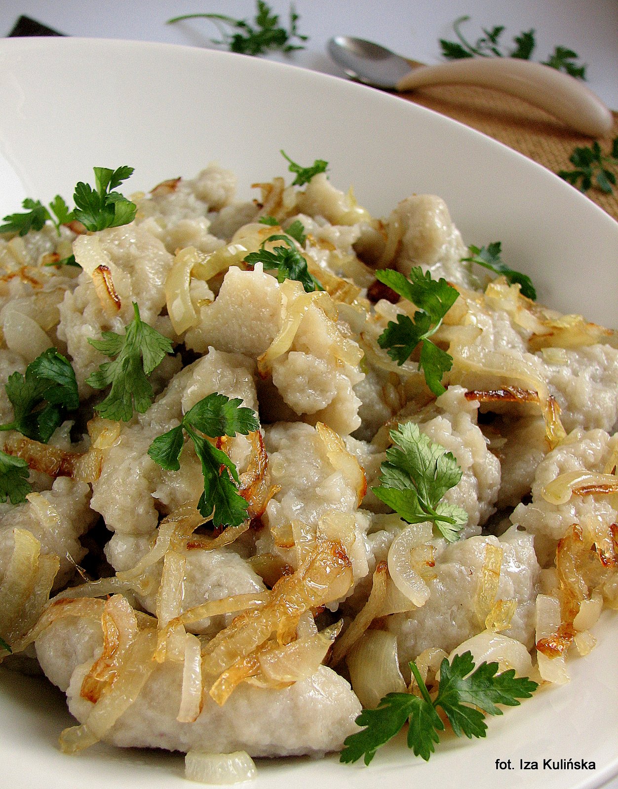 Szare kluski - kluski ziemniaczane | Smaczna Pyza