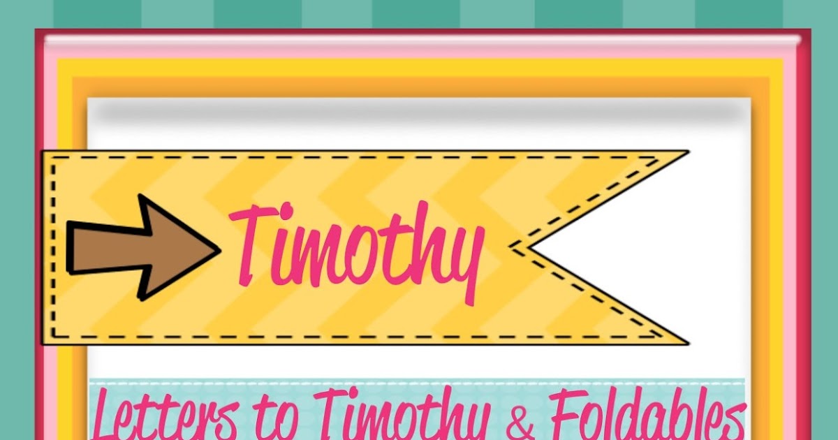 Bible Fun For Kids: Timothy